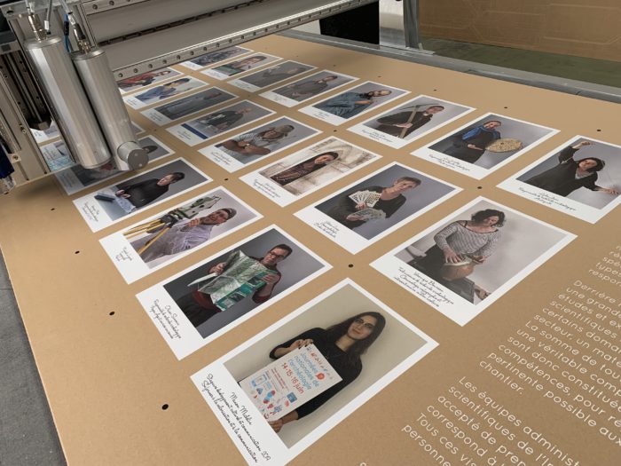 Impression et découpe sur carton - Avs communication : Avs communication